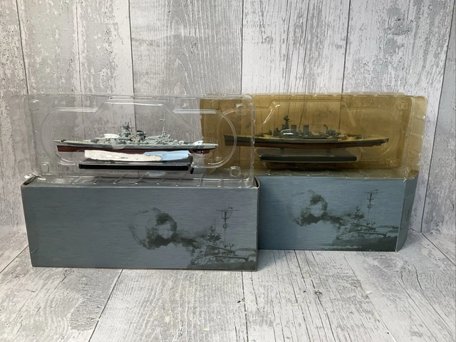 ATLAS EDITION BATTLESHIP Models HMS Hood, Scharnhorst DeAgostini 1:12 ...