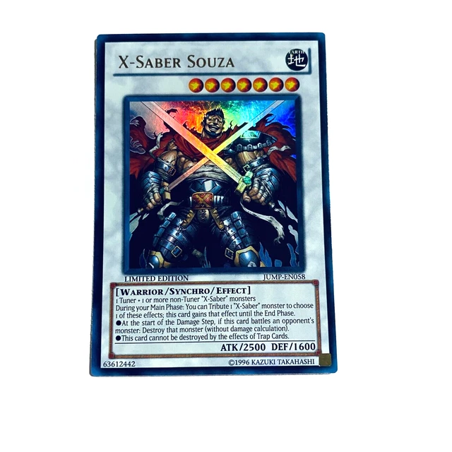 YU-GI-OH X-SABER SOUZA Limited Edition JUMP-EN058 Shonen Jump Promo NM $3.59 - PicClick CA