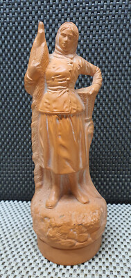 ANCIENNE STATUETTE SCULPTURE en Terre Cuite Femme Numéroter 10707 EUR ...