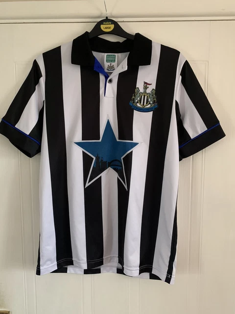 NEWCASTLE UNITED RETRO Football Shirt Official Score Draw 1991 Mens ...