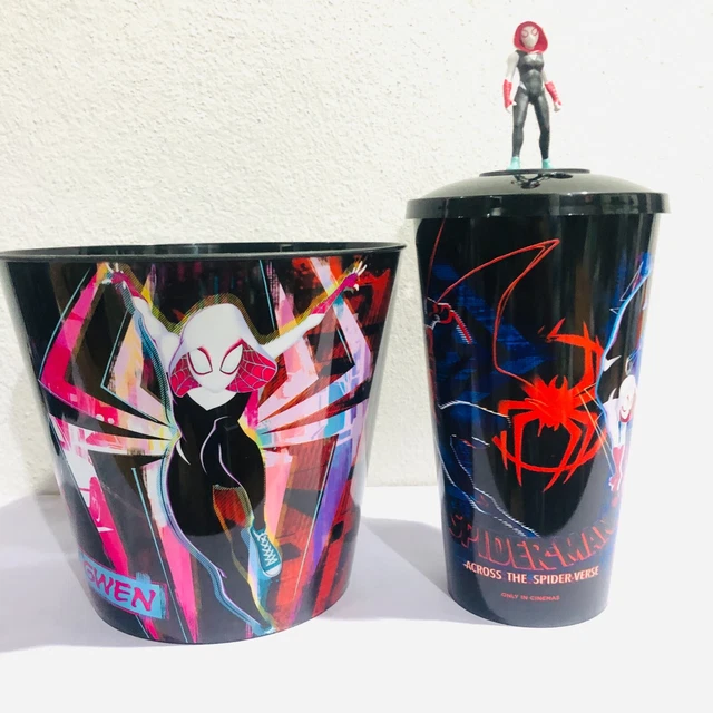 SPIDER-MAN: ACROSS THE Spider-Verse 2023 Cinemark Popcorn Bucket & Cup ...