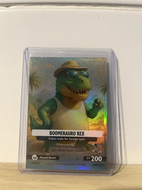 *RARE* PANINI SKIFIDOL Italian Brainrot - Boomerauro Rex Nuclear Card ...