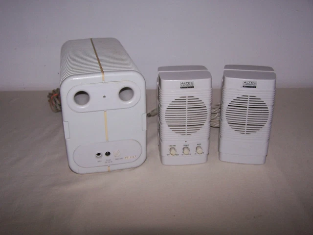 VINTAGE ALTEC LANSING Speaker System Subwoofer ACS31 & Satellite 31 ...