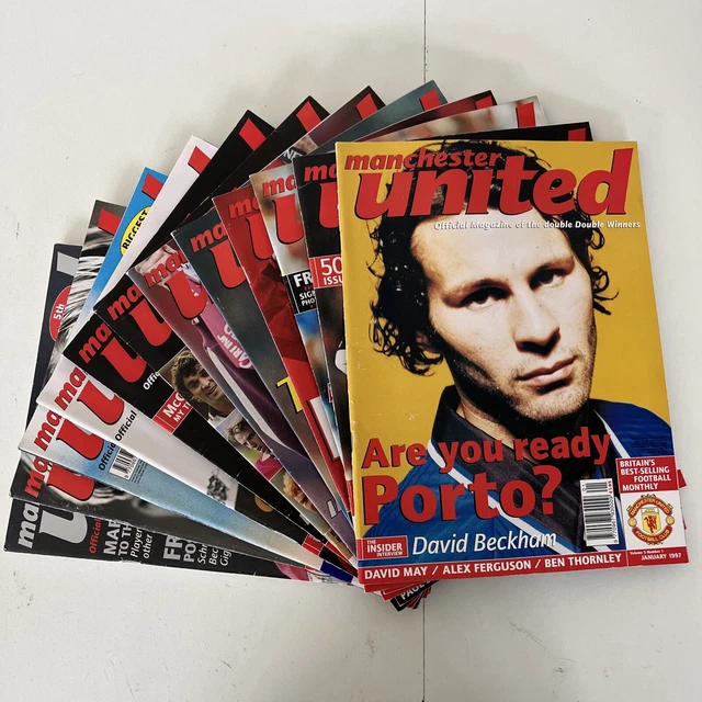 MANCHESTER UNITED VOLUME 5 1997 Magazines Full Year Jan-Dec With All ...