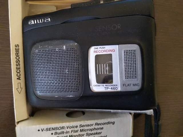 AIWA WALKMAN TP-460 Cassette Player Recorder Orginally boxed Fully Working £55.00 - PicClick UK