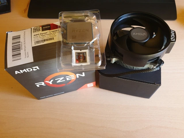 AMD RYZEN 5 5600X, 6C/12T 3.70-4.60GHz, CPU Processore Socket AM4 EUR ...