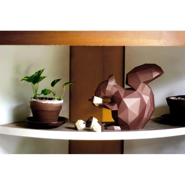 PAPERCRAFT WORLD SQUIRREL 3D Papercraft Model £27.35 - PicClick UK