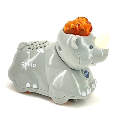 VTECH GO! GO! Smart Animals Rhino Figure Lights & Sounds Tested Gray £4 ...