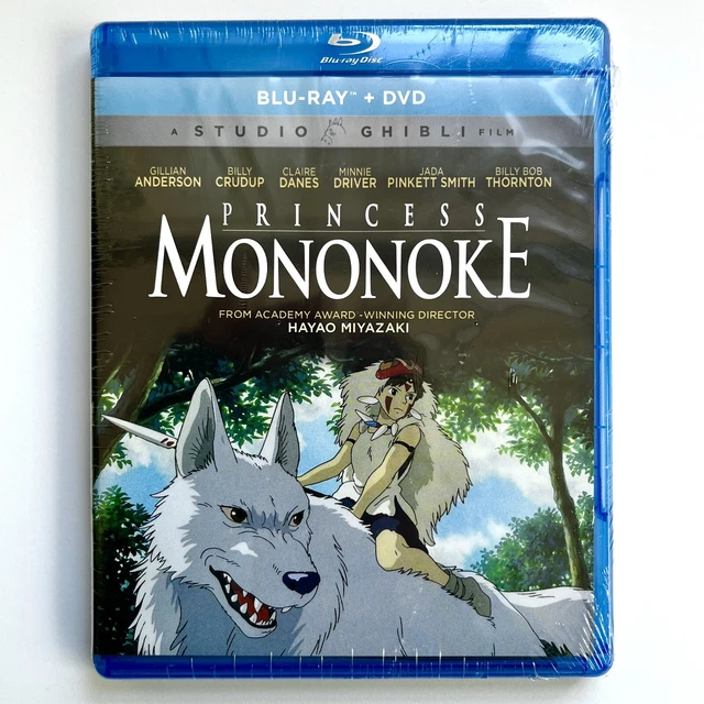 STUDIO GHIBLI PRINCESS MONONOKE 2 Disc Blu-ray DVD Set Anime Hayao ...