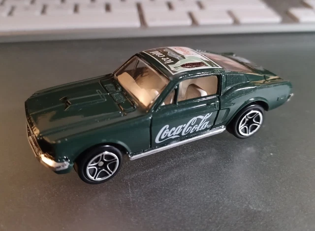 MATCHBOX 1968 FORD Mustang Cobra Jet 3" Diecast 1:64 Scale Model Coca ...