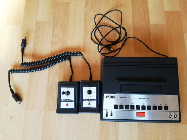 MBO TELEBALL-CASSETTEN-SYSTEM 2 Konsole, Retro Konsole EUR 10,00 ...