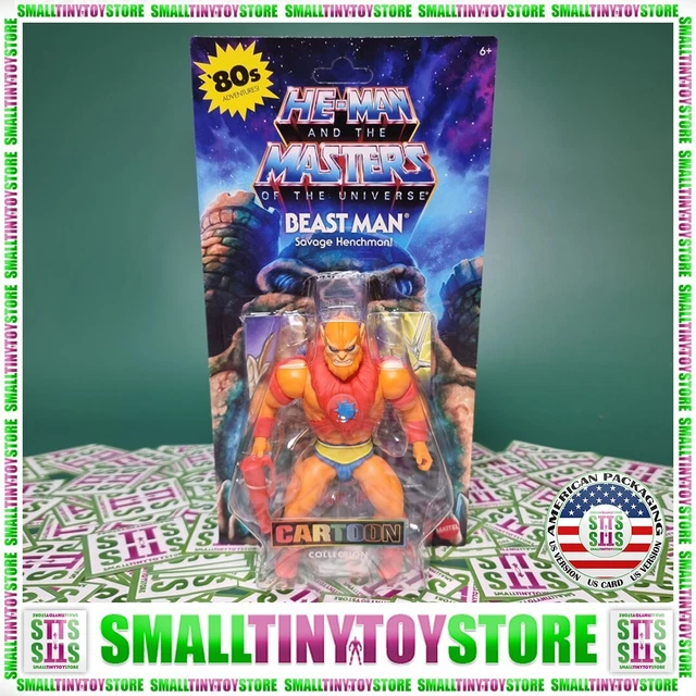 MASTERS OF THE Universe Beast Man Origins Cartoon Collection 2024 TOP ...
