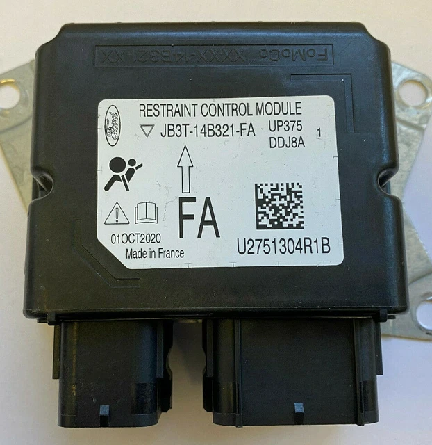 FORD RANGER AIRBAG SRS ECU Control Module JB3T14B321FA No Crash Data £ ...