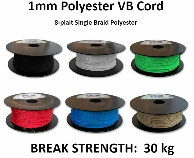 AUSTRALIAN MADE 1MM Polyester VB Cord *PER 10 METRES* Venetian Blind ...
