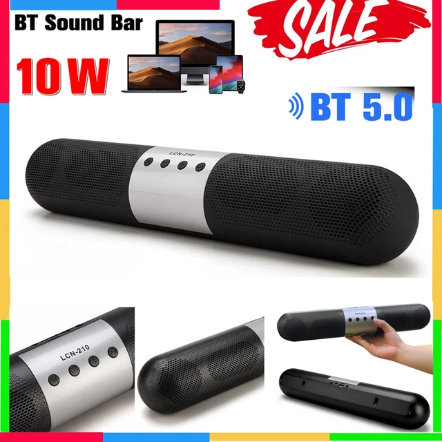 BLUETOOTH SPEAKER MUSIC Box Bluetooth Portable Speaker TF Card AUX USB ...