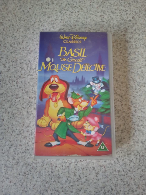 BASIL THE GREAT mouse detective VHS PAL UK Video DISNEY CLASSIC 5 ...