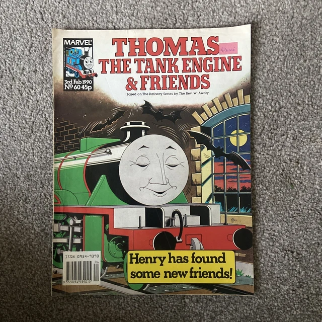 THOMAS THE TANK Engine & Friends Magazine Comic No 60 Marvel 1990 ...
