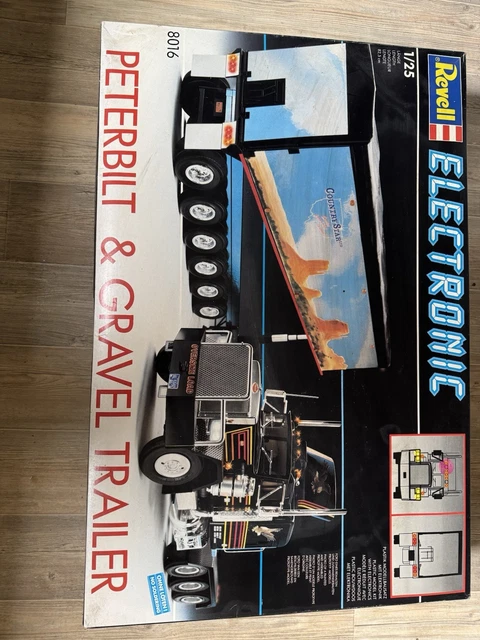RARITÄT: REVELL 8016 Peterbilt & Gravel Trailer, 1989 – Neu ...