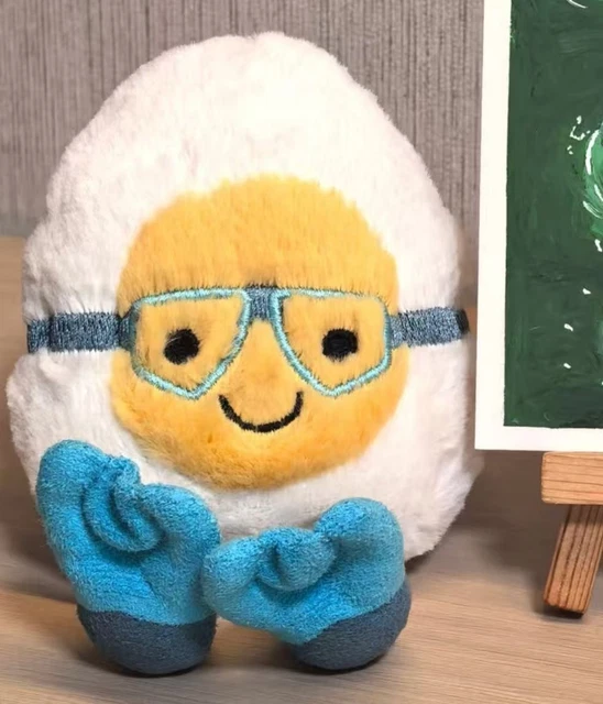 JELLYCAT AMUSEABLES BOILED-EGG Diver Plush Toy BNWT with Dust Bag ...