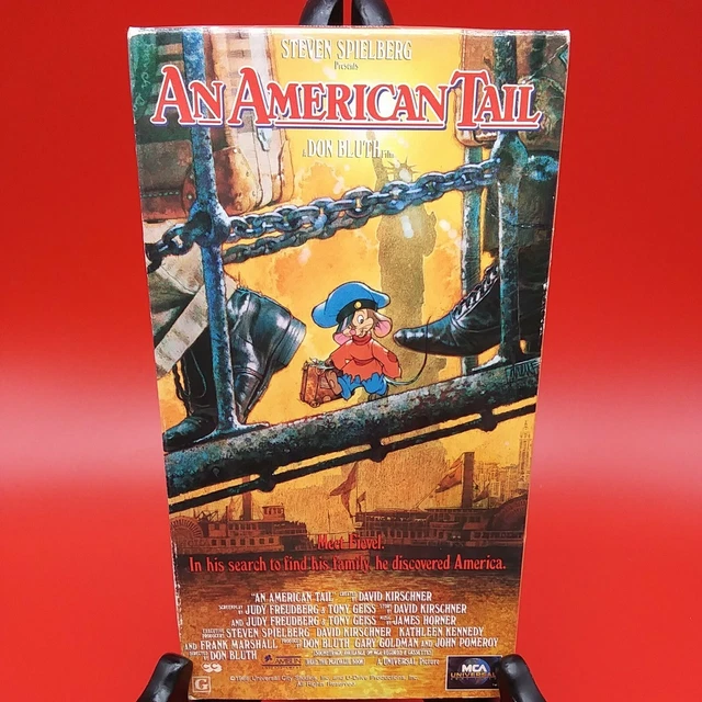 AN AMERICAN TAIL VHS Steven Spielberg Don Bluth 1986 MCA UNIVERSAL / 1: ...