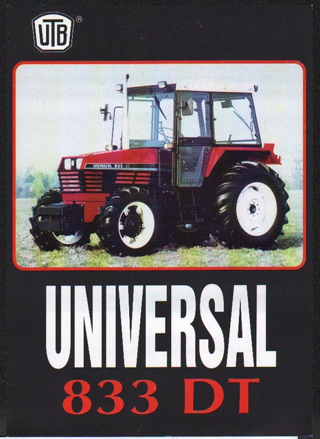 UNIVERSAL &833 DT& Tractor Brochure Leaflet £5.00 - PicClick UK