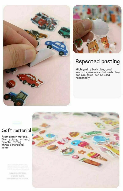 RANDOM 1 SHEET Stickers Teacher Rewards Kids Children Crafts Decals ...
