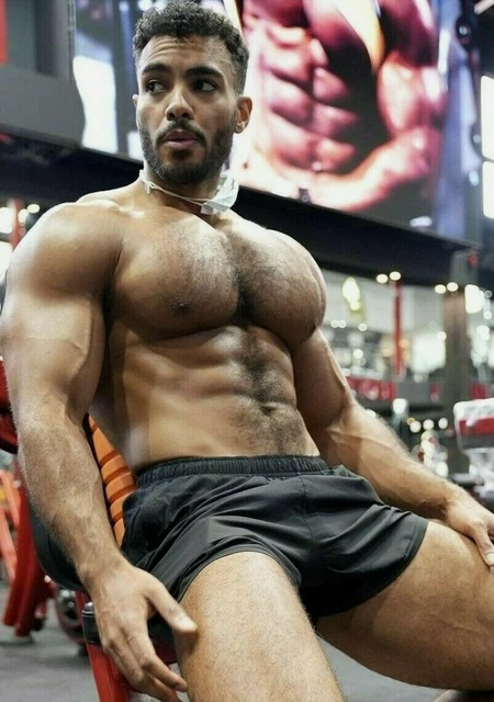 SHIRTLESS MALE MUSCULAR Beefcake Body Builder Hairy Chest Hunk PHOTO 4X6 B450 EUR 5,56 - PicClick IT