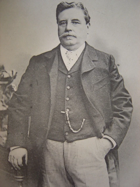 PORTRAIT PHOTOTYPIE DE Léon ROGER Armateur à Marseille Juge tribunal de ...