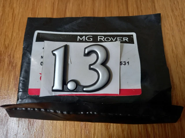CLASSIC MINI GENUINE Rover Boot Lid Badge 1.3 Rare NOS Mpi Spi Rsp ...