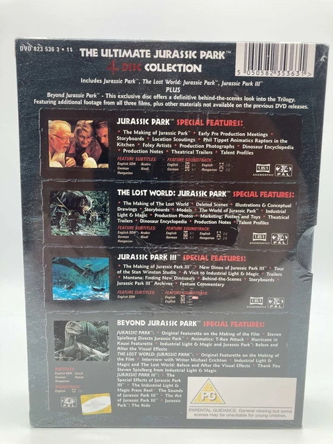 JURASSIC PARK BOXED set DVDS 'The Ultimate Collection' EUR 11,65 ...