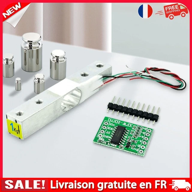 NEW HX711 WEIGHT Sensor Module 1KG Load Cell for Microcontroller (HX711 ...