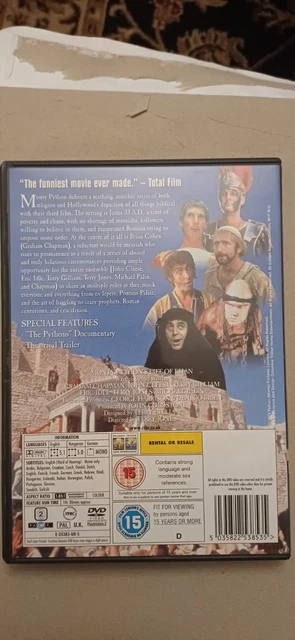 MONTY PYTHON'S LIFE Of Brian (DVD, 2003) - New and Sealed. £1.16 ...