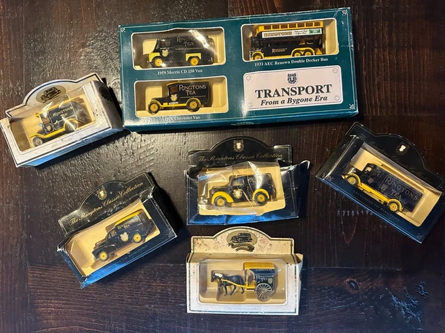 VINTAGE BOXED DIECAST Cars, Bus, Trucks Ringtons Tea collection Bundle ...