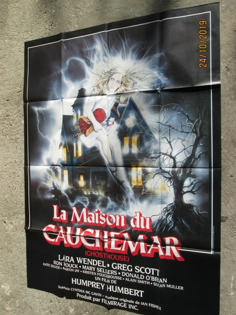LA MAISON DU CAUCHEMAR Affiche cinéma originale pliée f:120x160 année 1988 BE EUR 15,00 ...