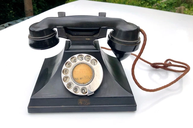 SIEMENS PYRAMID BAKELITE Telephone - 'Unmolested' - Completely Original ...