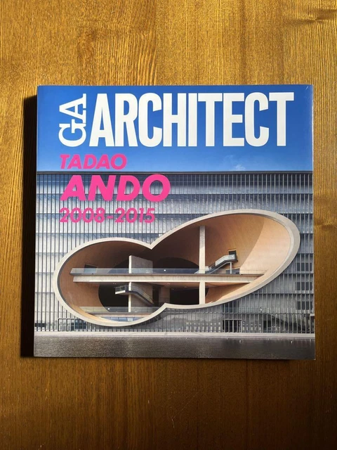 TADAO ANDO GA ARCHITECT 2008-2015 Signed Book Architecture civil ...