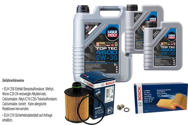 BOSCH INSPECTIONSPAKE 7 L LIQUI MOLY Top Tec 4600 5W-30 Pour Suzuki SX4 GY EUR 133,26 - PicClick FR