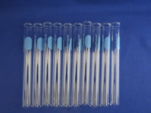 10 PYREX 20ML Glass Test Tubes Reusable 16 x 150mm Vista 70800-16 $7.95 ...