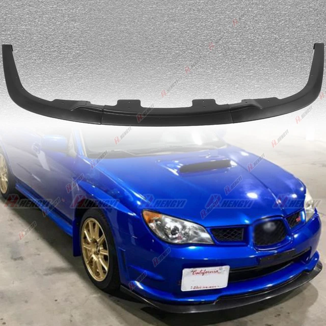 MATTE BLACK FRONT Lip Spoiler Kit for Subaru Impreza WRX STI Hawkeye ...