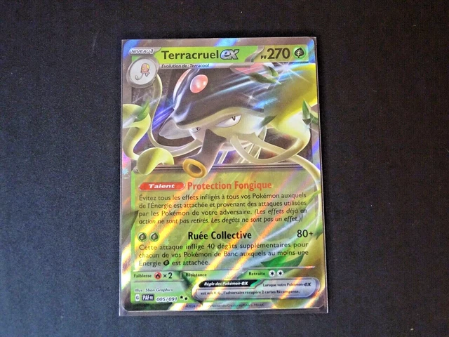 CARTE POKÉMON DOUBLE RARE - Terracruel Ex 005 - Destinées De Paldea EV4 ...
