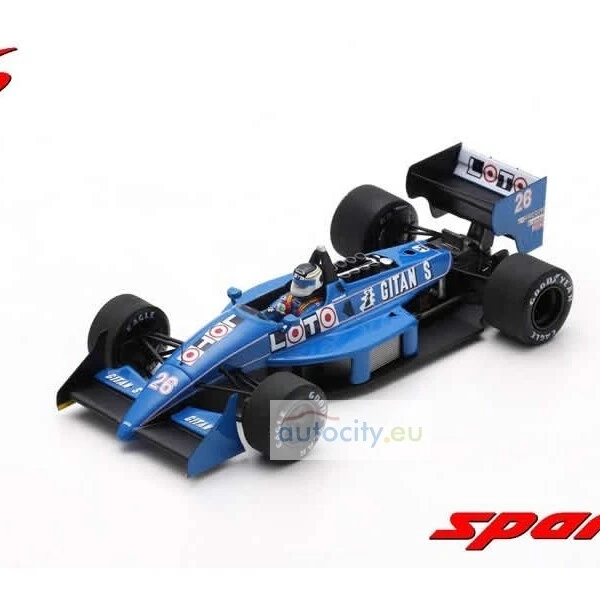 SPARK MODELS LIGIER JS31 N26 F1 DETROIT GP 1988 - STEFAN JOHANSSON ...