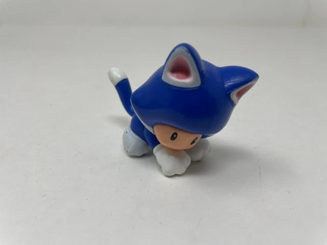 JAKKS WORLD OF Nintendo Super Mario 2.5-Inch CAT TOAD Mini-Figure $10. ...