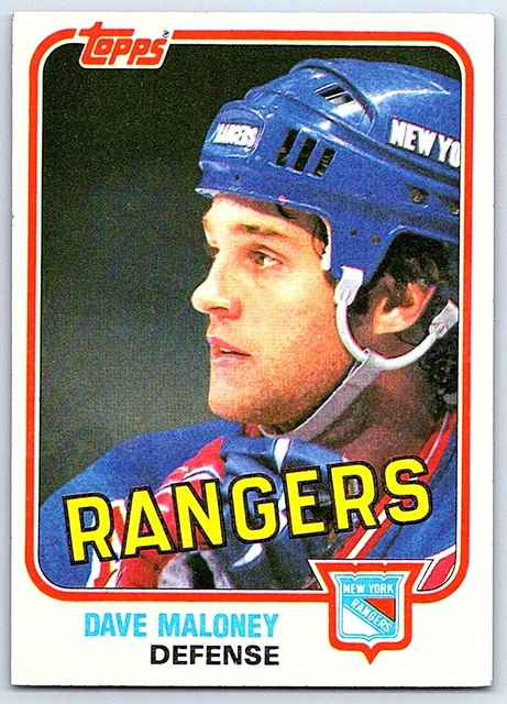 1981-82 TOPPS DAVE Maloney East 100 Rangers de New York #E100 EUR 0,98 ...