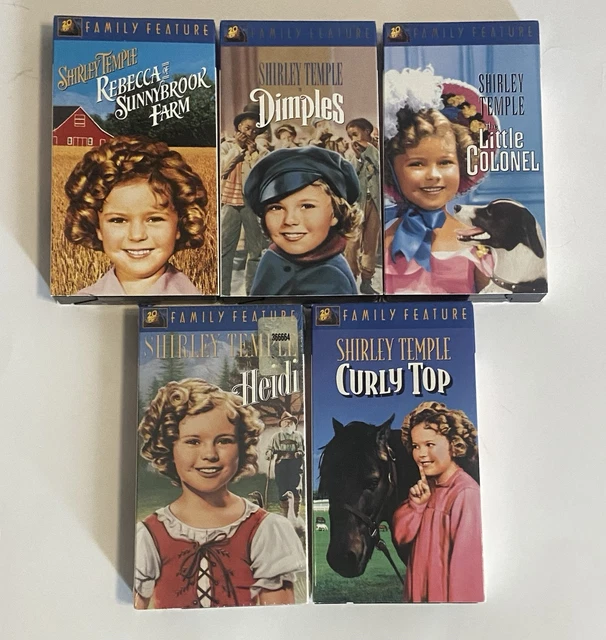 VINTAGE SHIRLEY TEMPLE VHS Tapes Set £17.42 - PicClick UK