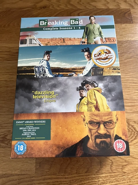 BREAKING BAD DVD Box Set, Complete Seasons 1 To 4, Award Winning Series ...