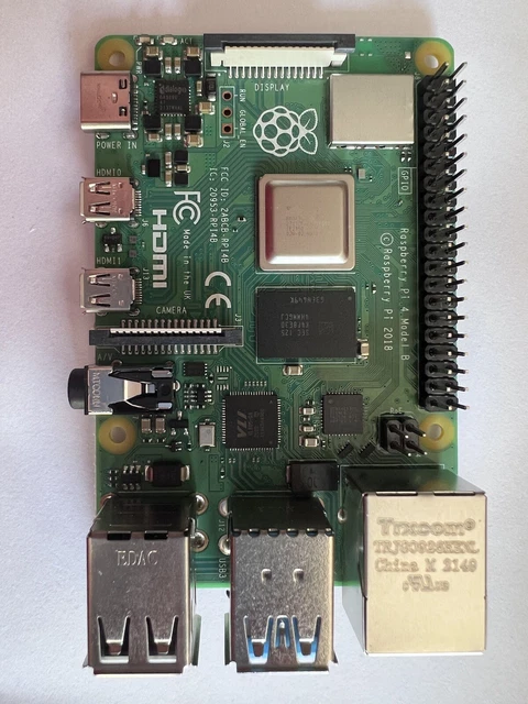 RASPBERRY PI 4 Model B 4GB LPDDR4 RAM Quad Core ARM Cortex A72 1,5GHz ...