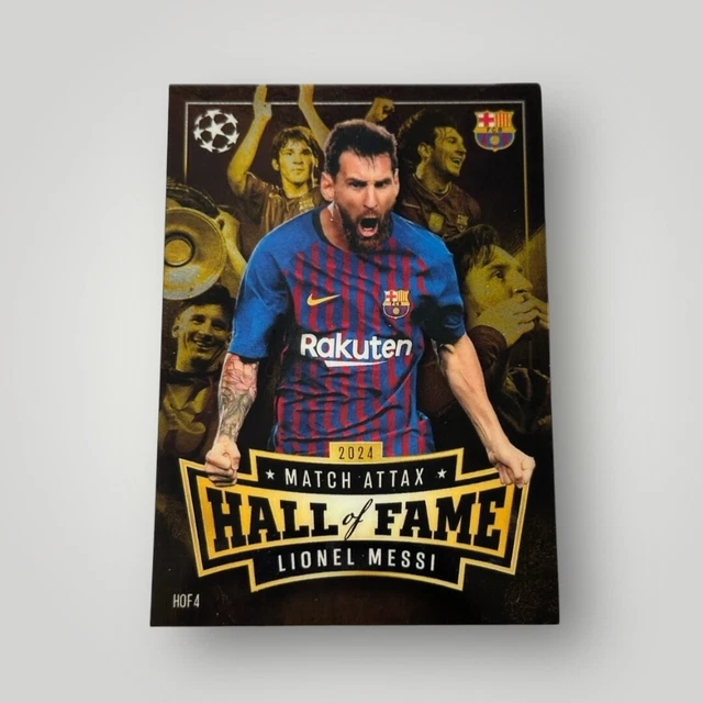 TOPPS MATCH ATTAX 2024/25 - Lionel Messi Hall Of Fame HOF 4 £22.99 ...