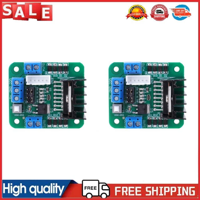L298N DC MOTOR Driver Module H-Bridge DC Stepper Motor Board for Smart ...