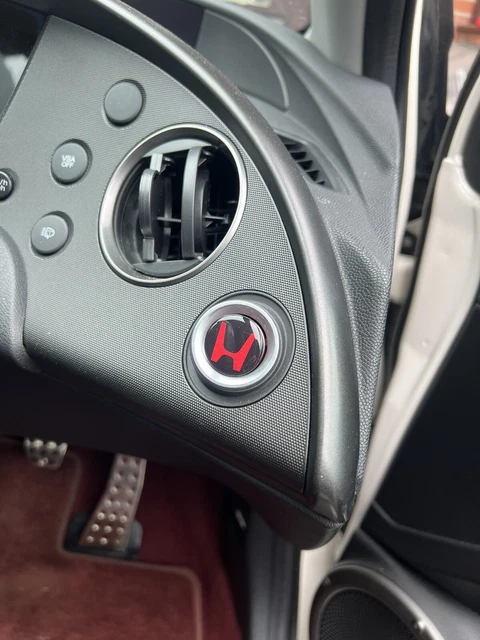 H START BUTTON resin gel Badge Suitable For Honda Civic Type R Fn2 £4. ...