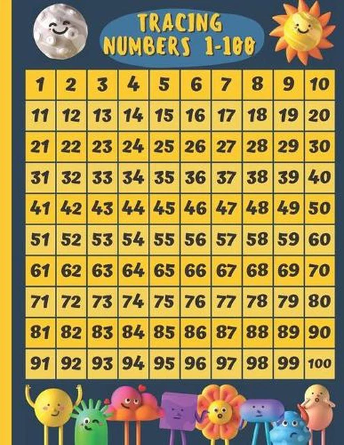 TRACING NUMBERS 1-100 for Kindergarten and Preschool by Amazing Mike ...